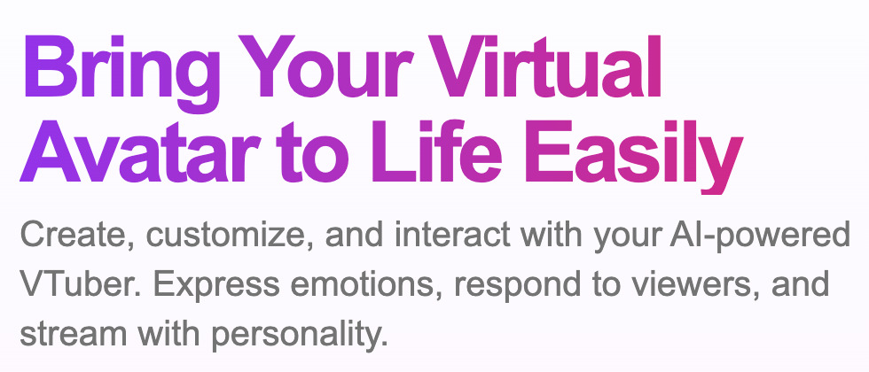 EZ VTuber AI - Create Your Virtual Avatar Easily
